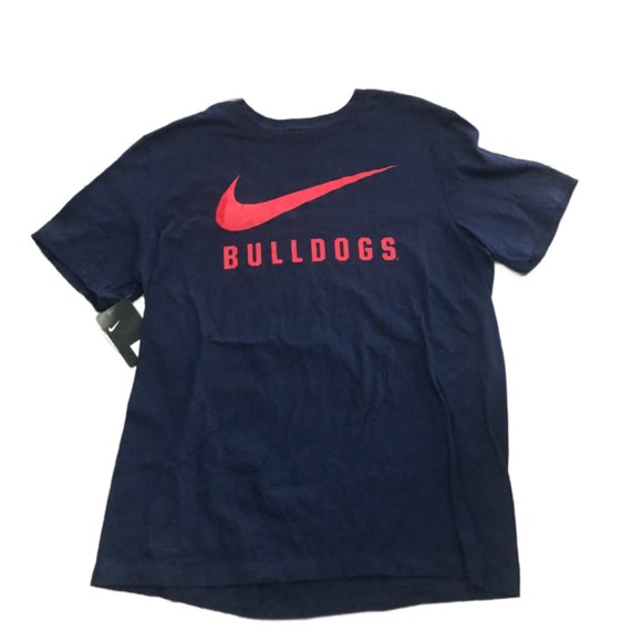 Nike | Shirts | Nwt Gonzaga Bulldogs Nike Big Check Logo Tshirt | Poshmark